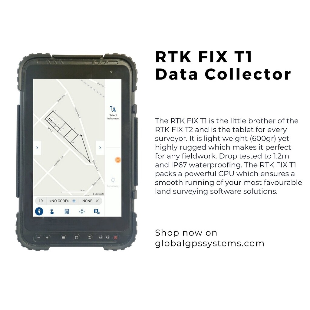 The RTK FIX T1 Data Collector - News - Surveying Hub Community