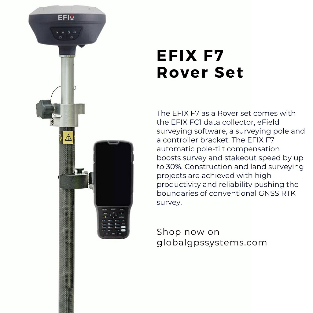 The EFIX F7 Rover Set - News - Surveying Hub Community