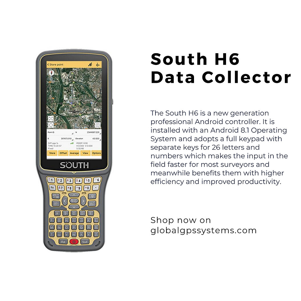 The South H6 Data Collector - News - Surveying Hub Community