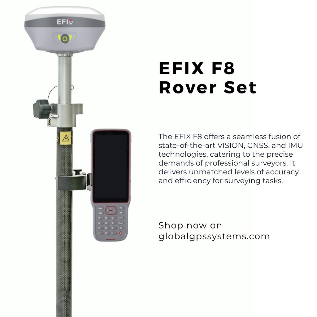 The EFIX F8 Rover Set - News - Surveying Hub Community